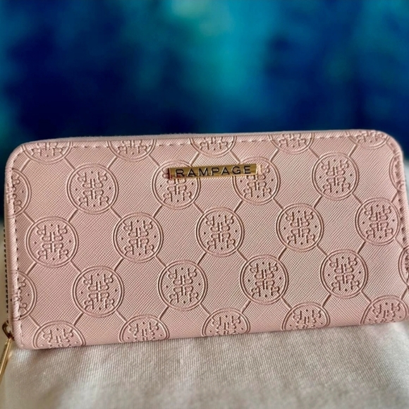 Rampage | Bags | Rampage Blush Pink And Gold Wallet | Poshmark